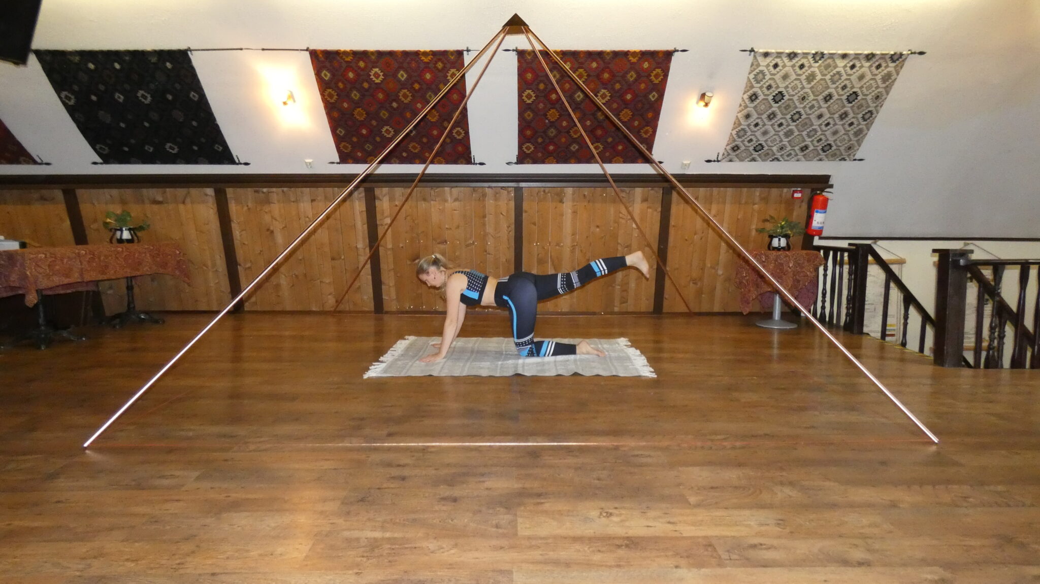 3,9m/12,75ft base Copper Pyramid for Energy Healing, Meditation ...