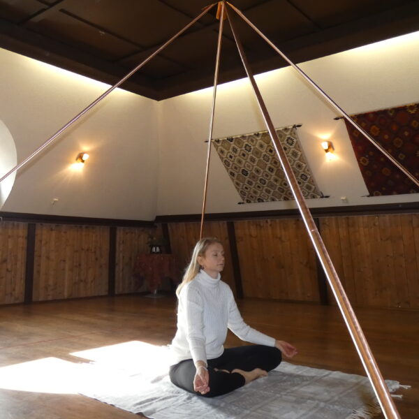 3,9m/12,75ft base Copper Pyramid for Energy Healing, Meditation ...